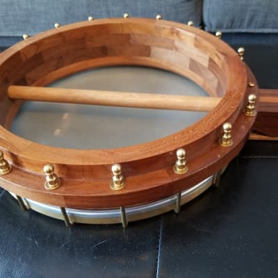 Custom Hardwood Fretless 12-inch Open Back Banjo with Rickard | Reverb