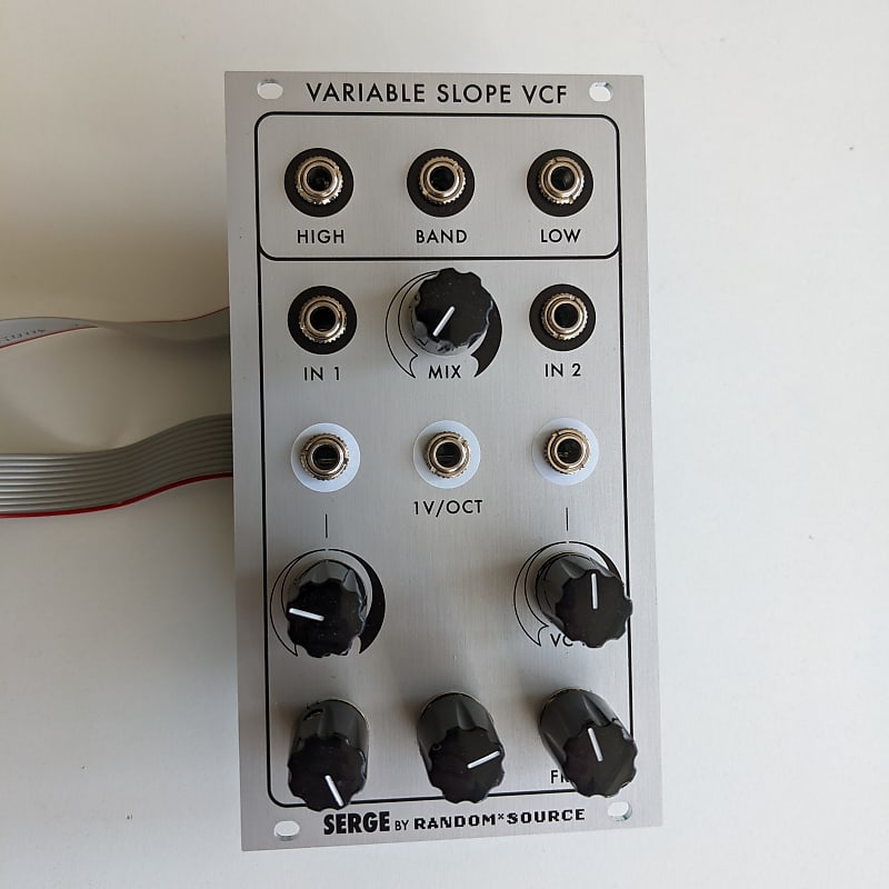 Serge by Random Source Variable Slope VCF (VCFS) Silver | Reverb