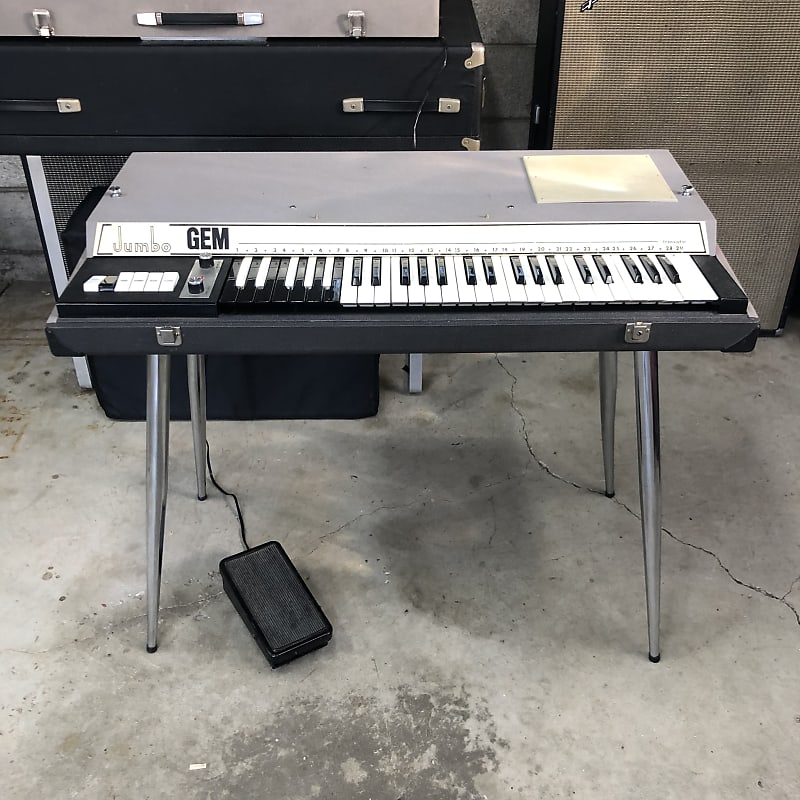 1960s Gem Jumbo 49-Key Combo Organ (Vox Jaguar) | Reverb