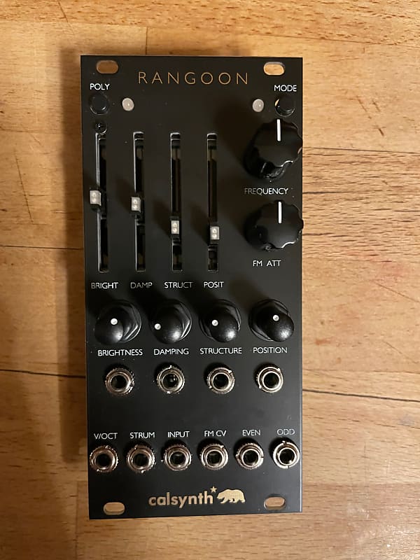 Calsynth Rangoon (MI Rings clone with sliders) Black | Reverb