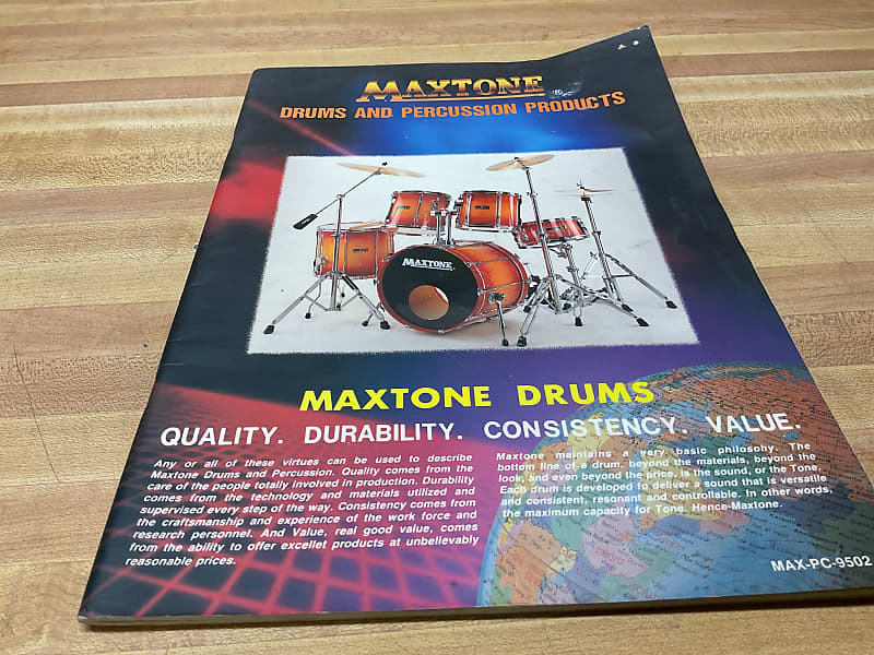 Maxtone Drums and Percussion Products Catalog | Reverb