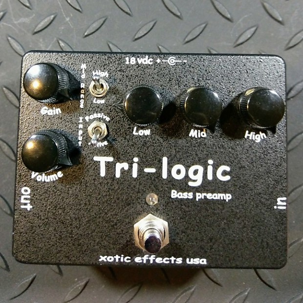 Xotic Effects Tri-Logic Bass Preamp RARE! Serial #0024 FREE | Reverb