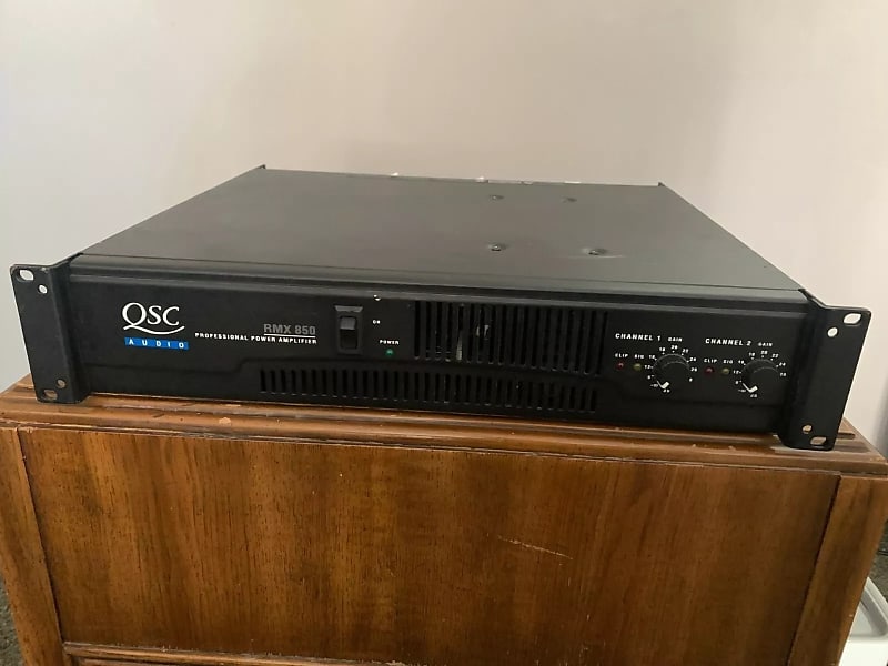 QSC Audio RMX 850 - 200 Watt 2-Channel Rack Mount | Reverb
