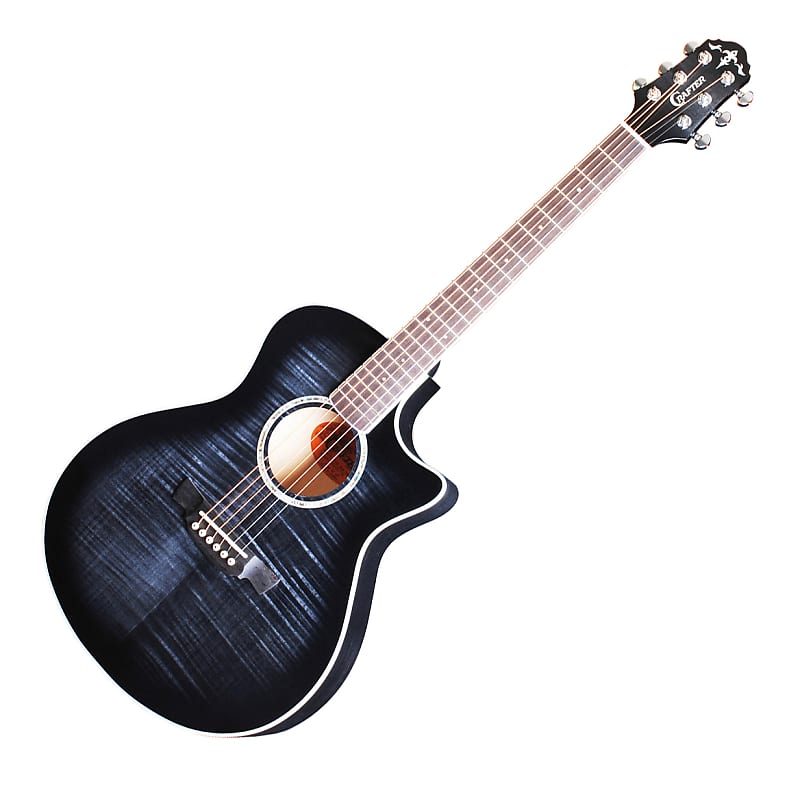 Crafter Spark Ace Castaway Flame Maple Preamp Trans | Reverb Canada