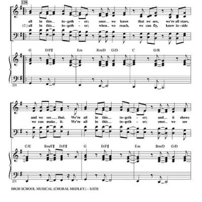 High School Musical Choral Medley Satb Arranger Audrey Snyder | Reverb