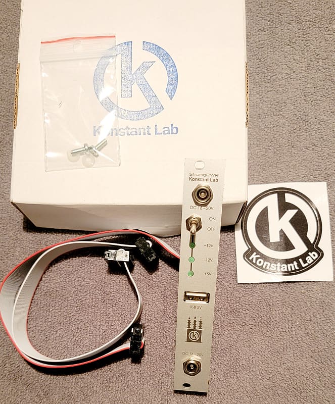 Konstant Lab Strong PWR 4hp Eurorack power supply 2021 - | Reverb
