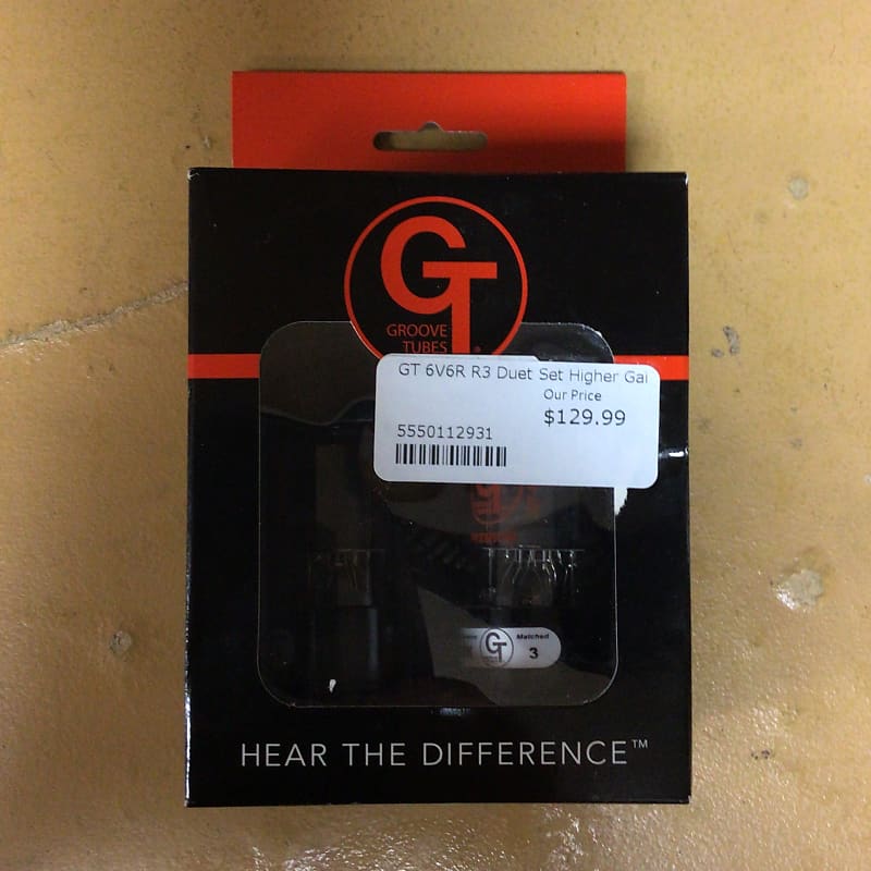 Groove Tubes GT 6V6R R3 Matched Duet Set | Reverb