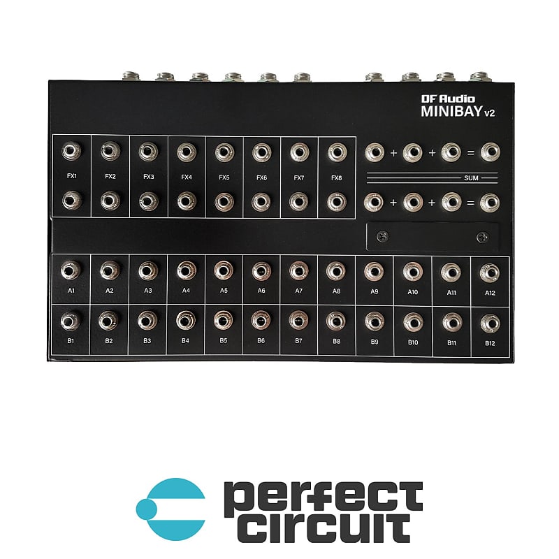 DF Audio Minibay v2 40-Point Desktop Patchbay | Reverb