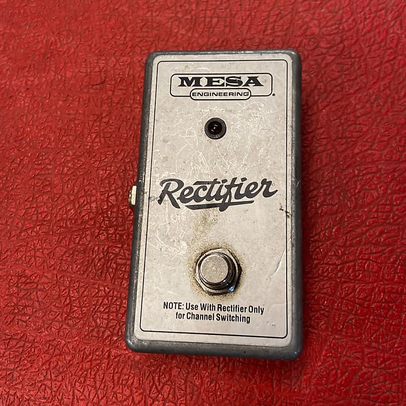 Mesa Rectifier Amp Footswitch Silver | Reverb