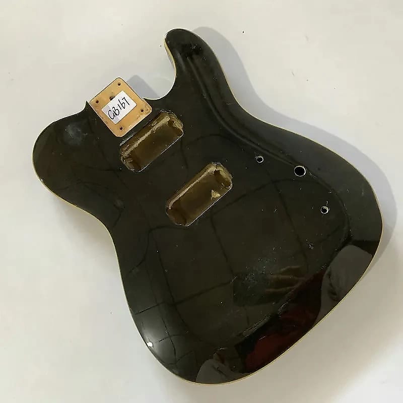 HH Glossy Black Basswood Guitar Telecaster Tele Style Body | Reverb