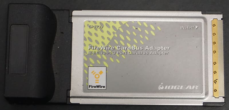 FireWire IEEE 1394 3 Port CardBus Adapter | Reverb