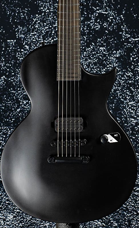 LTD Eclipse Black Metal W/ESP Case | Reverb