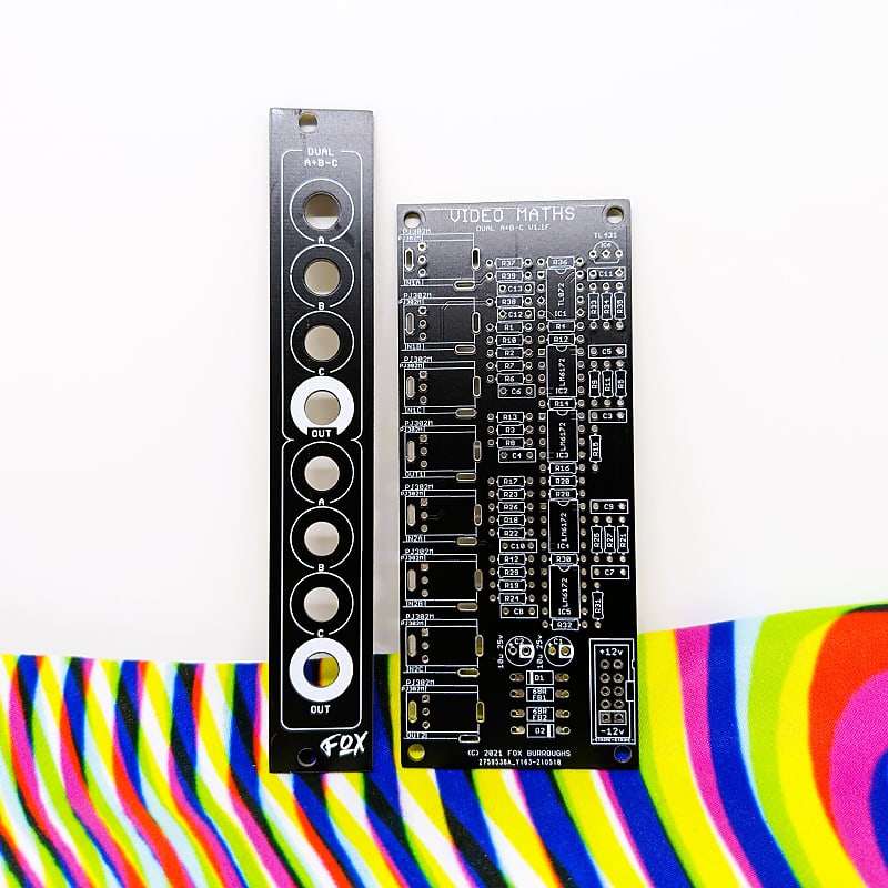 Foxing Hour Dual A+B-C PCB/panel set // dual video-rate mixer | Reverb