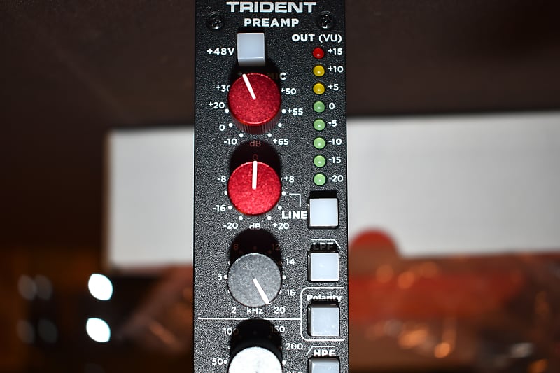 Trident 80B-500PRE microphone preamp MINT (#119) | Reverb