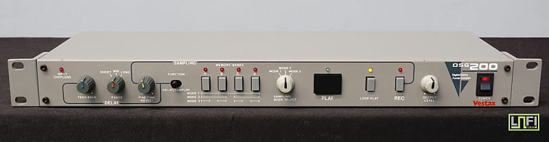 Vestax DSG 200 Digital Delay / Loop Sampler - Rare 1U Rack | Reverb