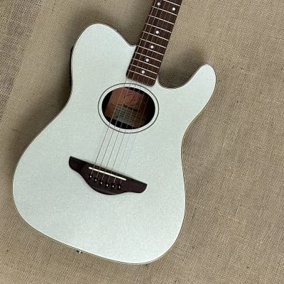 Fender Telecoustic - Silver | Reverb