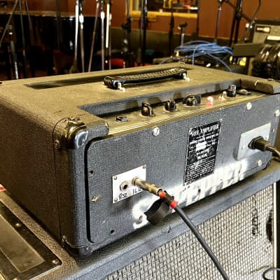 Vox AC-100 guitar/ bass amplifier c 1965 Grey panel original | Reverb