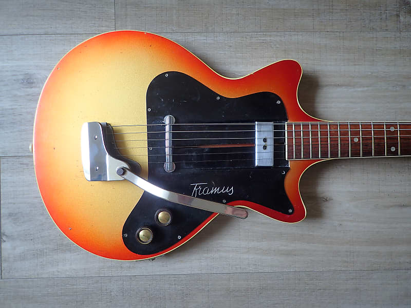 Framus Hollywood sliding pickup 1971 red burst | Reverb