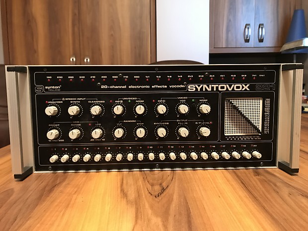 Synton SYNTOVOX 221 Vocoder, Vintage, Collectible, 20 | Reverb UK