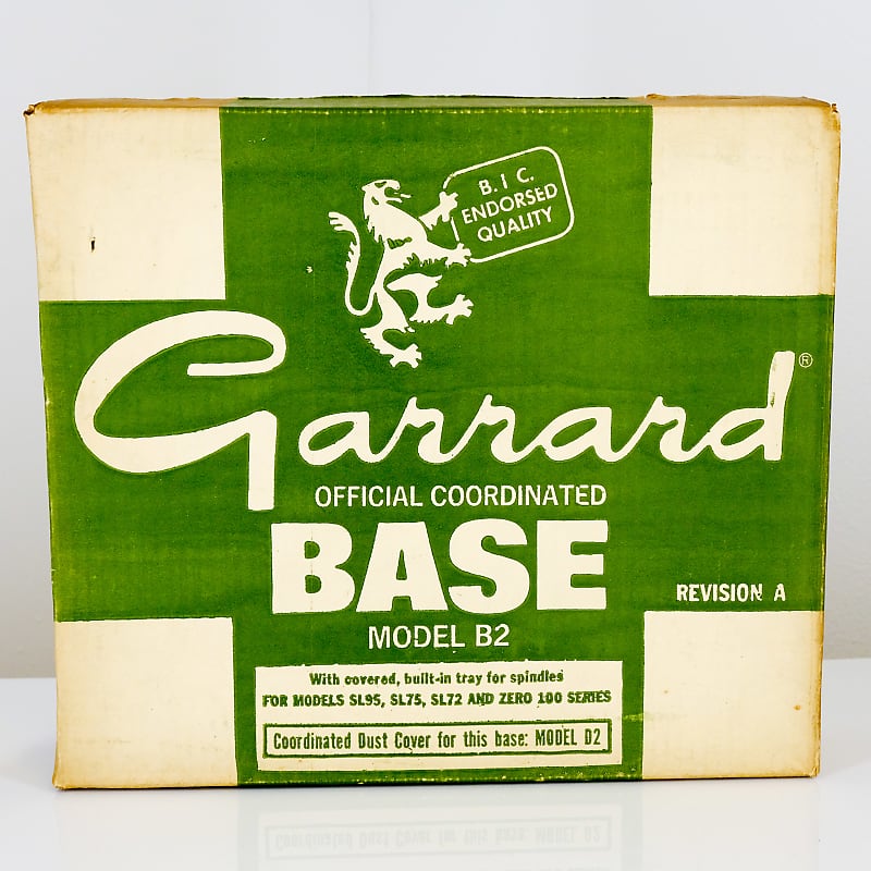 Garrard B2 Base 70's - Black | Reverb
