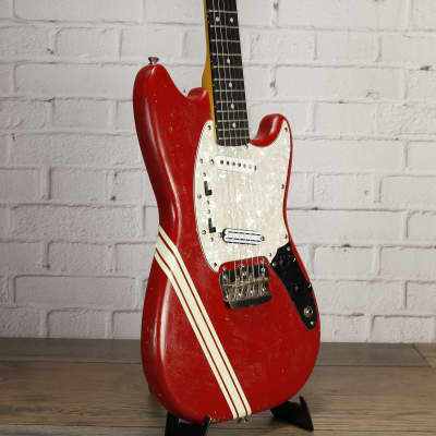Misc Partscaster Mustang-Style Red *Lido Neck/GFS Pickups* | Reverb