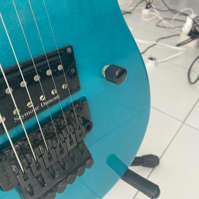 ESP Super Strat 1980s - Turquoise sparkle | Reverb