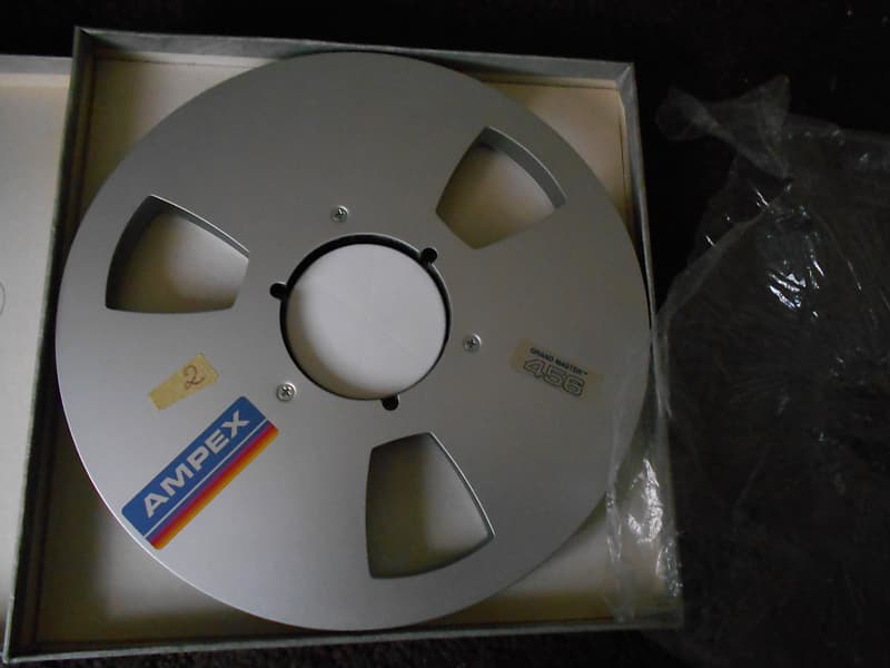 Ampex 456 Grand Master metal REEL | Reverb