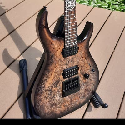 Kiesel AJ6E Andy James Crescent Signature 2021 Burled Maple | Reverb