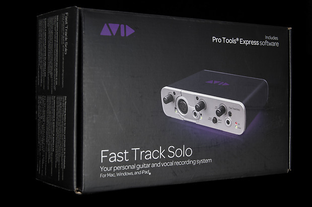 Avid Fast Track Solo Recording Interface with Pro Tools | Reverb