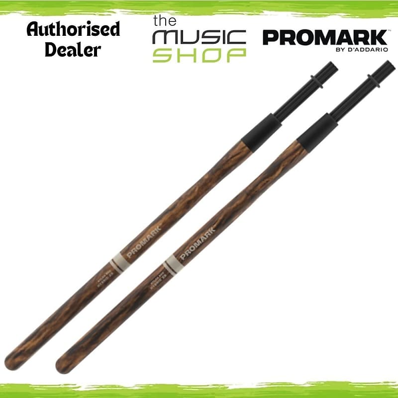 Pair of Promark Hybrid Nylon Rods, FireGrain 2B Handle - | Reverb