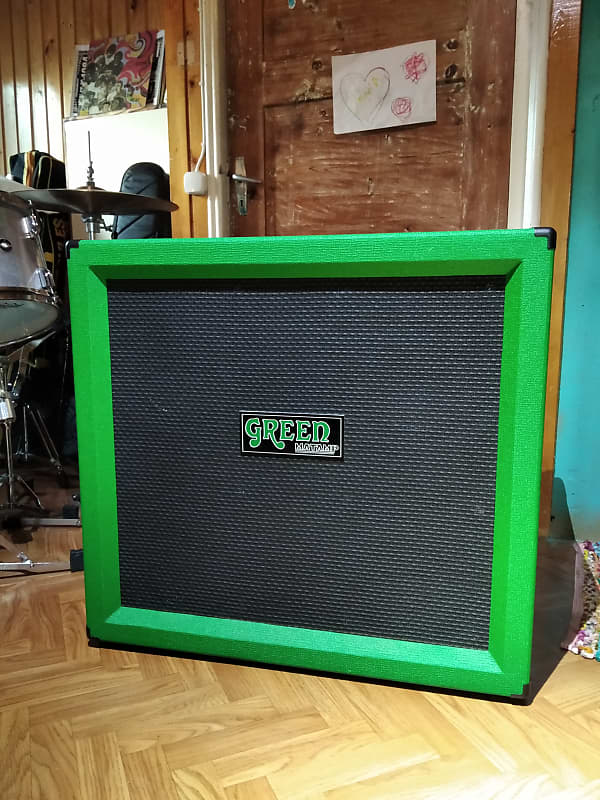 Green Matamp 4x12 cab loaded with G12K-100s | Reverb