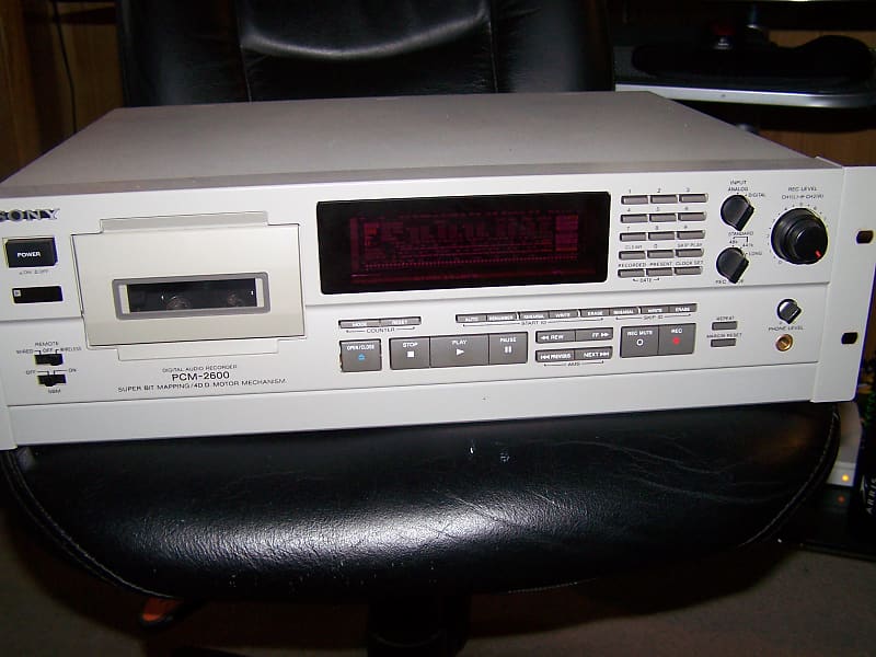 Sony PCM 2600 DAT Cassette Deck | Reverb