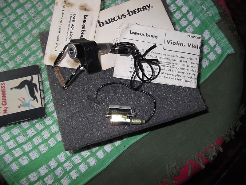 Barcus-Berry 1320 Violin and Viola Transducer Pickup with | Reverb