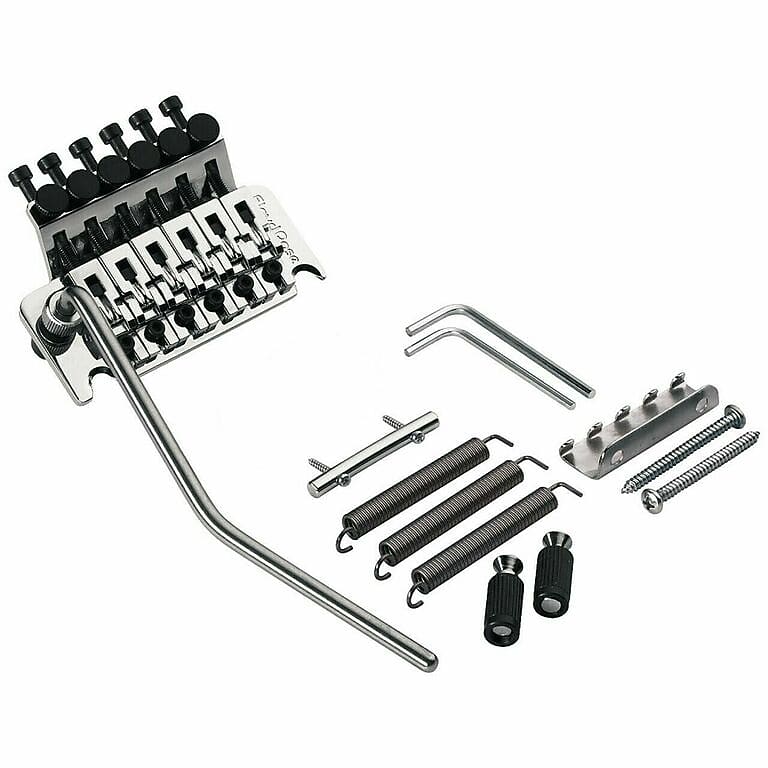 NEW Floyd Rose ORIGINAL Locking TREMOLO Bridge Chrome & R3 | Reverb