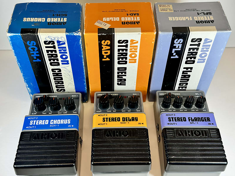 Collection of Vintage Arion Analog Effects from 1985 - | Reverb