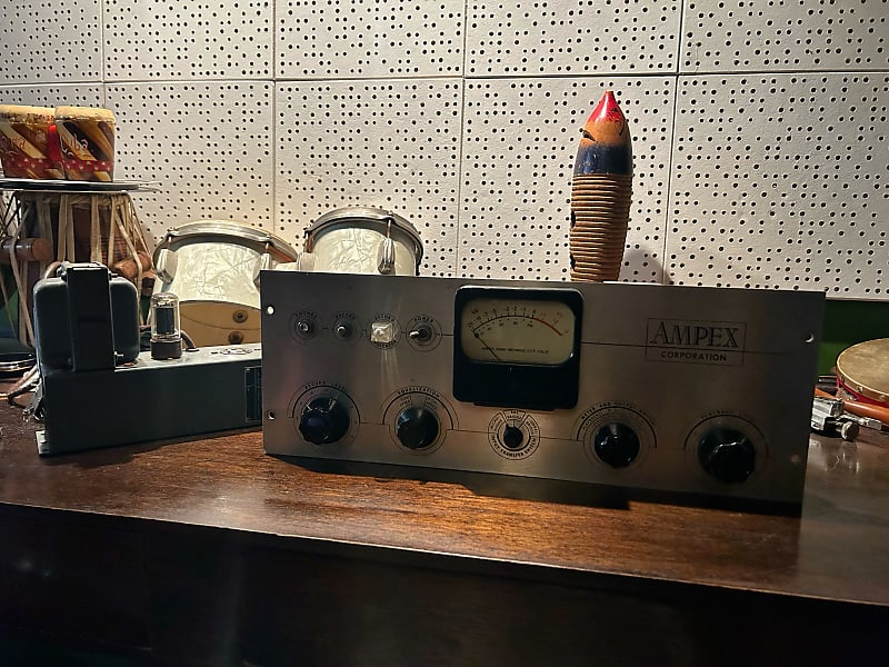 Ampex 350 vintage tube mic pre w original psu | Reverb