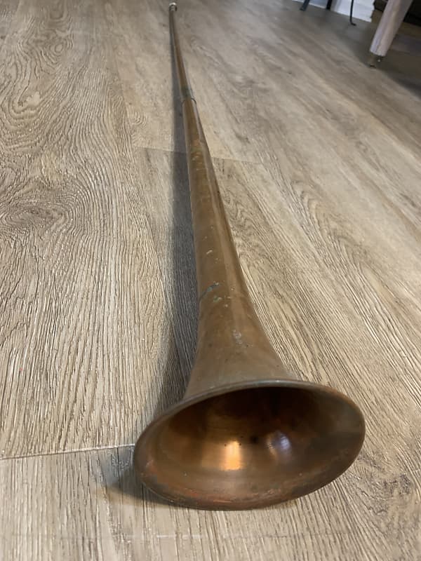 Antique Heralding Horn (buisine) - Copper | Reverb