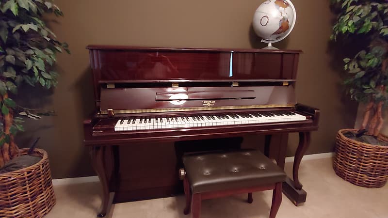 HARDMAN PECK Piano, full size, upright 2014 Dark brown, high | Reverb