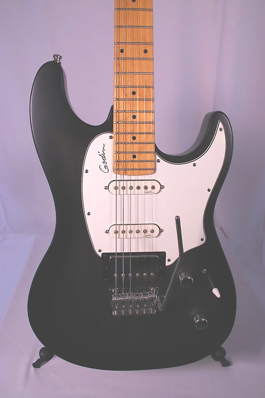 Godin Session HSS Blackburst, Maple Neck & Fingerboard, Godin | Reverb