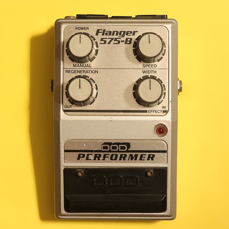 DOD Performer Flanger 575-B 1980s Silver | Rare | Reverb