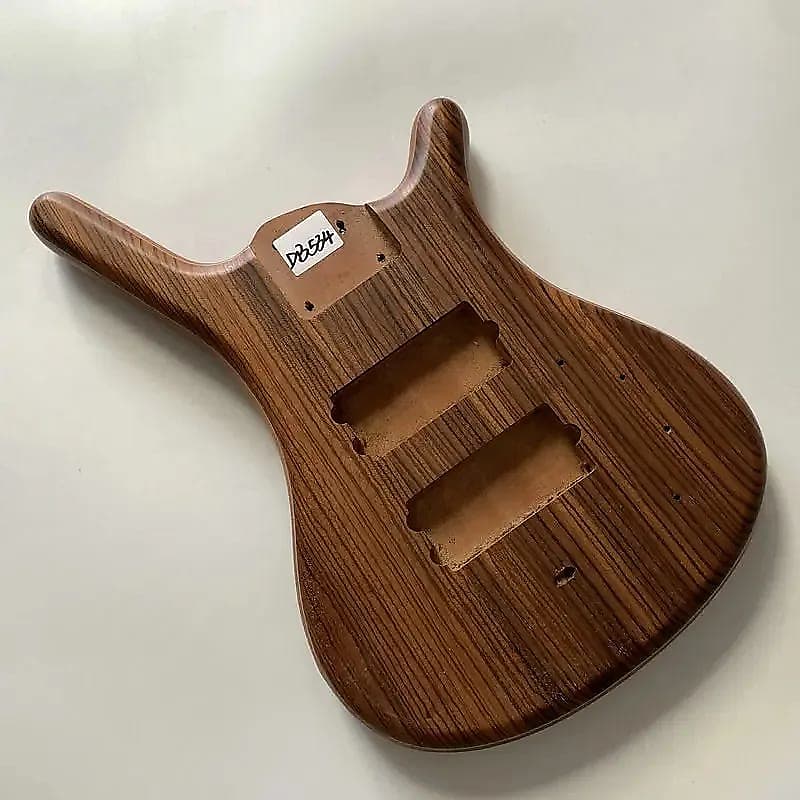 Wenge Wood Top Custom 5 String Electric Bass Body | Reverb