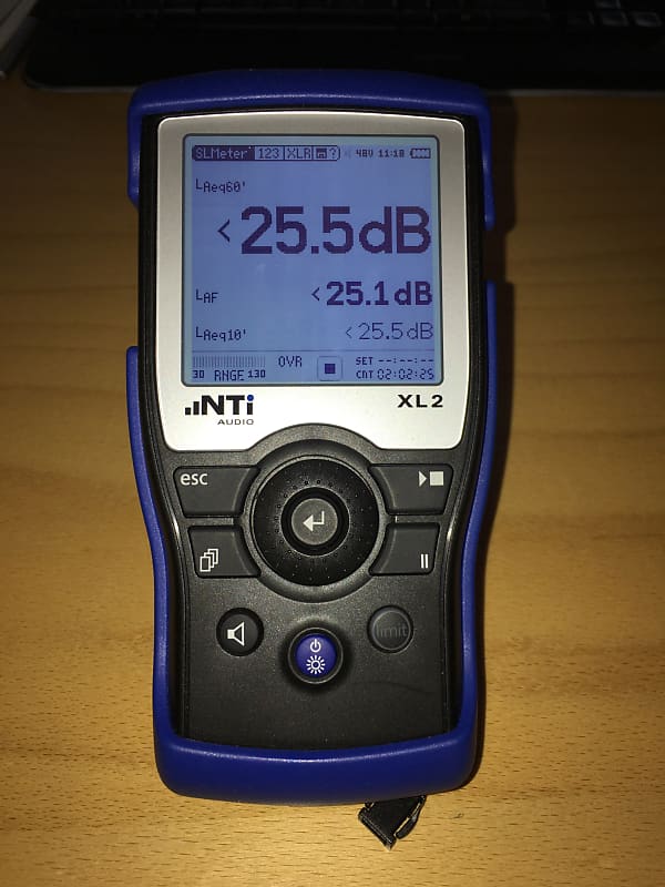 NTi Audio XL2 Acoustic Analyzer anthrazit/blue with options | Reverb