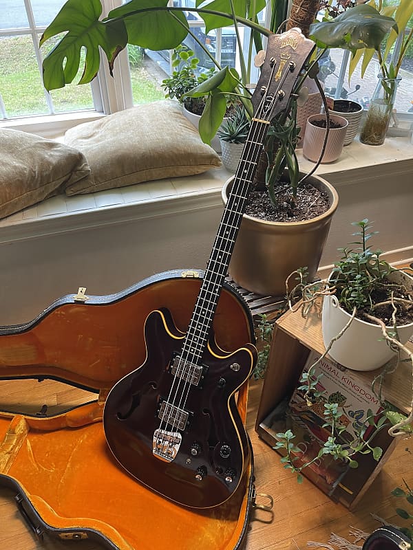 Guild Starfire II Bass 1971 Walnut | Reverb