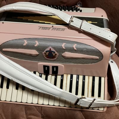 Generalfisa Pink *Vintage 48 Bass 17" Accordion* [EXCELLENT] | Reverb