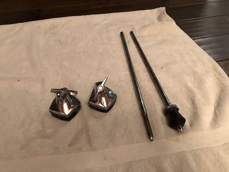 Tama RoyalStar Vintage Japan Bass Drum Leg Spurs Pair | Reverb