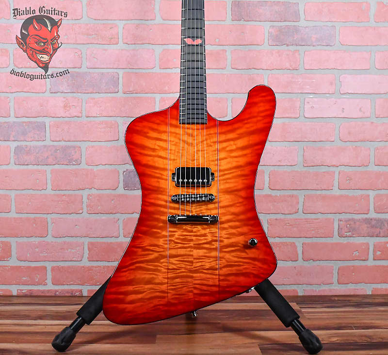 ESP Custom Shop Phoenix 1-Hum Quilted Maple Top Sunburst 2021 | Reverb