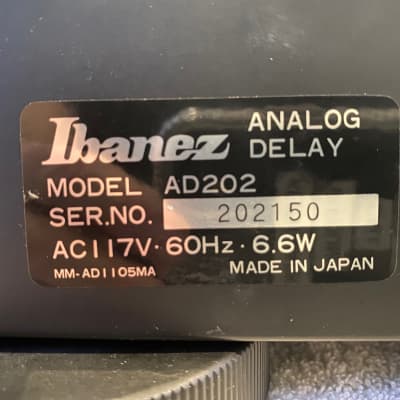 Ibanez AD202 Multi Mode Analog Delay mid-80's - Gray | Reverb