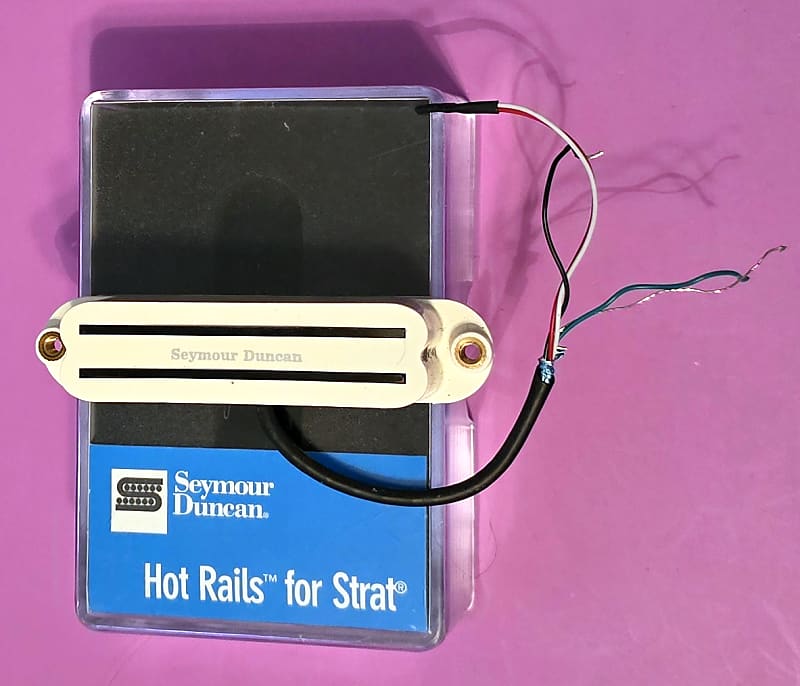 Seymour Duncan Hot Rails - Strat 2020s Bridge - Parchment | Reverb