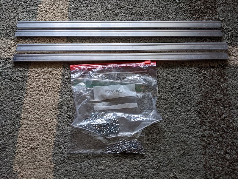 Synthrotek 4x 104hp Eurorack Rails w/ slide nuts and 3mm | Reverb