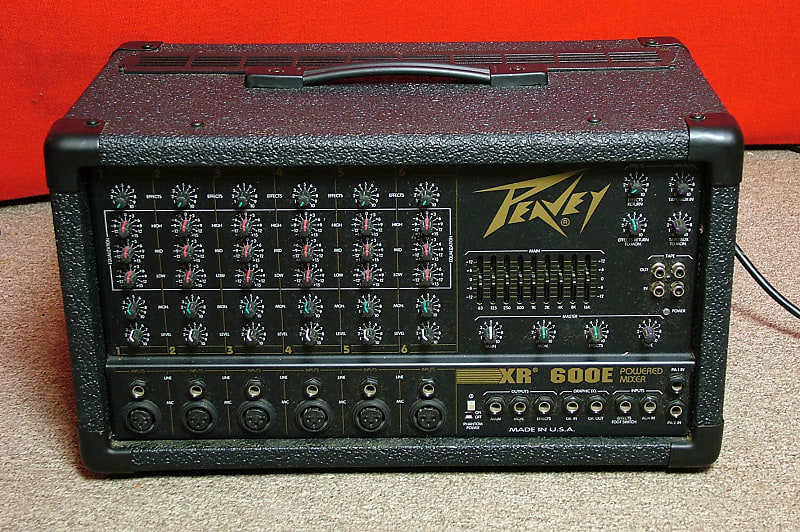 Peavey XR600E Dual Powered Mixer | Reverb